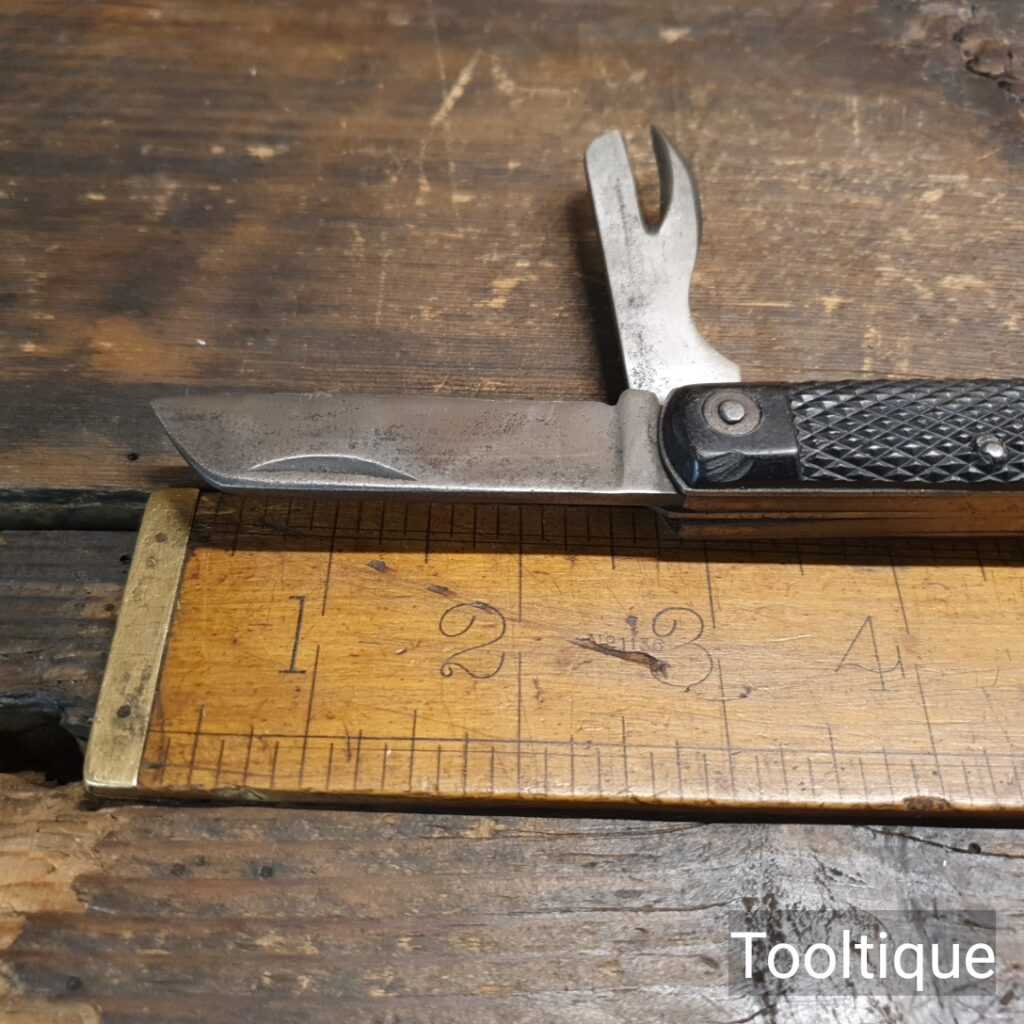Vintage WW2 1944 Pocket Multitool With 3 Attachments Stamped Broad ...