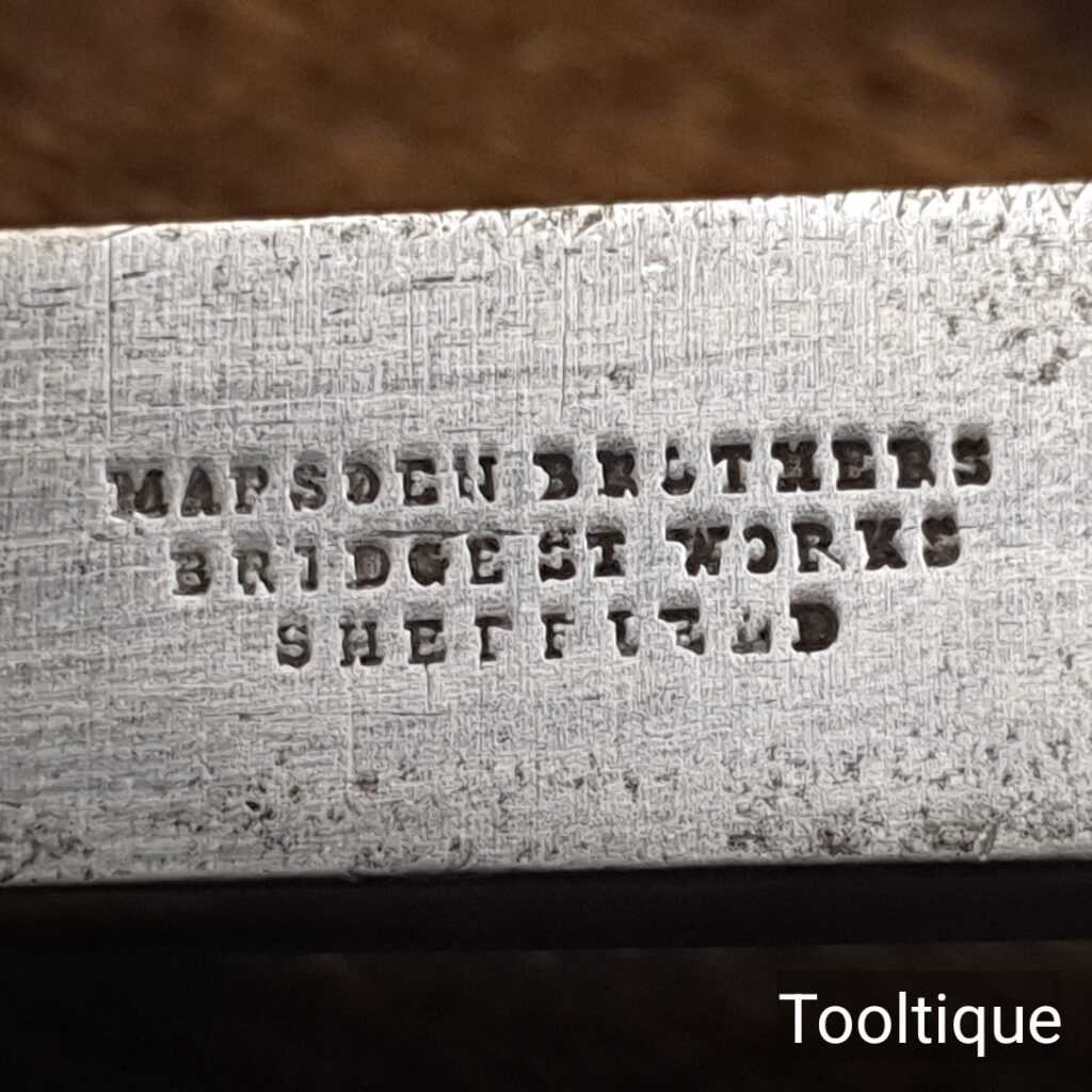 Vintage Marsden Brothers 13/32” Cast Steel Mortice Chisel – Sharpened ...
