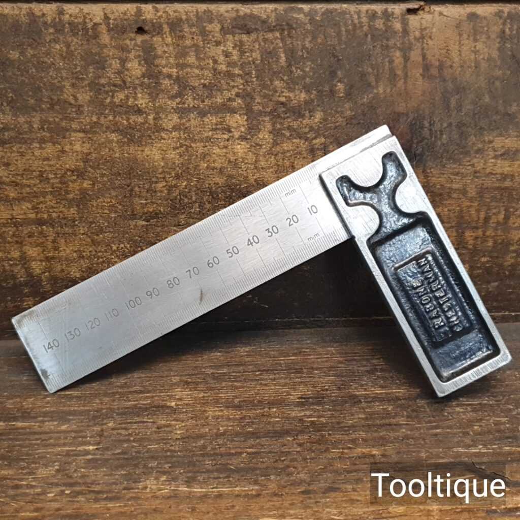 Vintage 150mm Rabone Chesterman No: 1906 Calibrated Steel Square – Good ...
