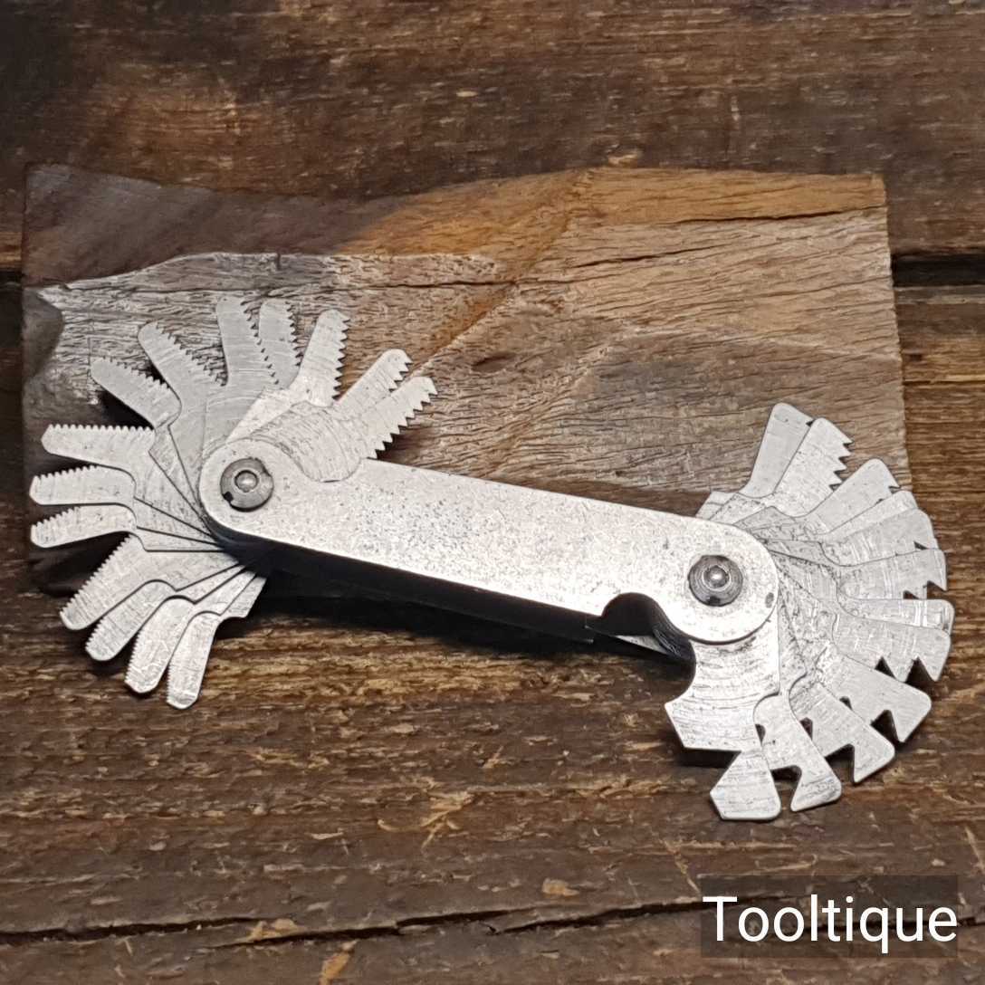Vintage Moore & Wright No: 800 Whitworth Thread Gauge – Good Condition ...