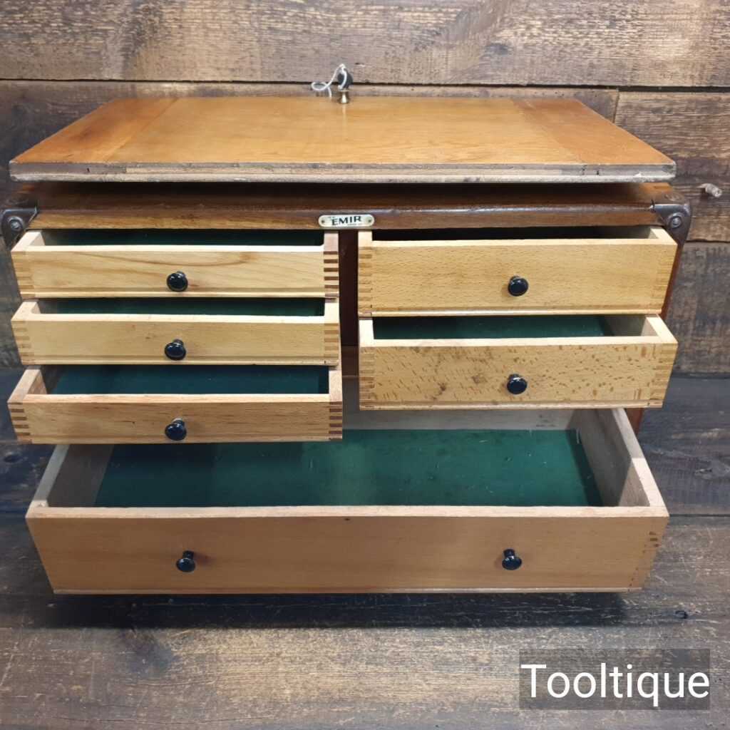 Vintage Emir Engineers Tool Chest With Draws & Original Key – Good ...