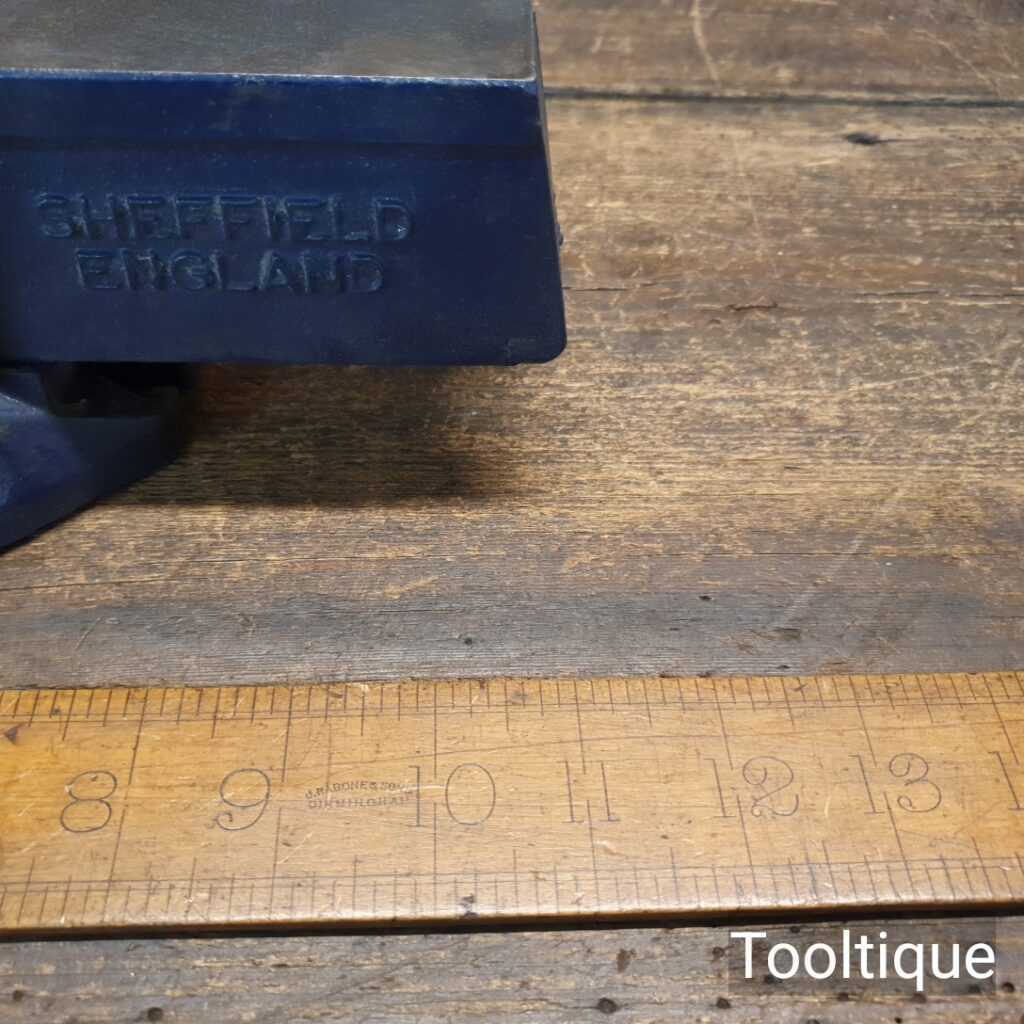 Vintage 8 kg Record Tools Engineers Vice 4” jaws 1 Ton Pressure – Fully ...