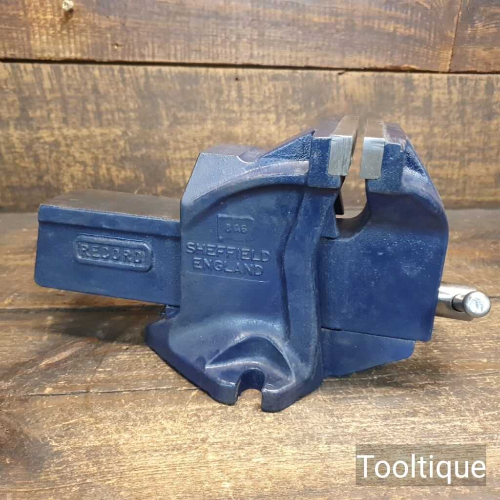 Vintage 8 kg Record Tools Engineers Vice 4” jaws 1 Ton Pressure – Fully ...