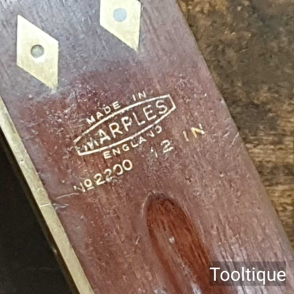 Vintage Marples & Sons Rosewood Brass 12” Set Square – Good Condition ...