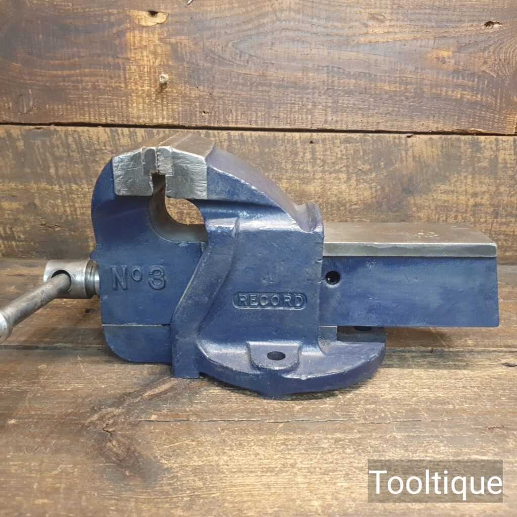 Vintage Record No: 3 Engineering Vice 4” Jaws – Fully Refurbished ...