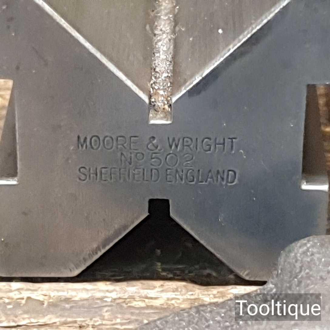 Vintage Moore and Wright No: 502 Vee Blocks & Clamp – Good Condition | Tooltique