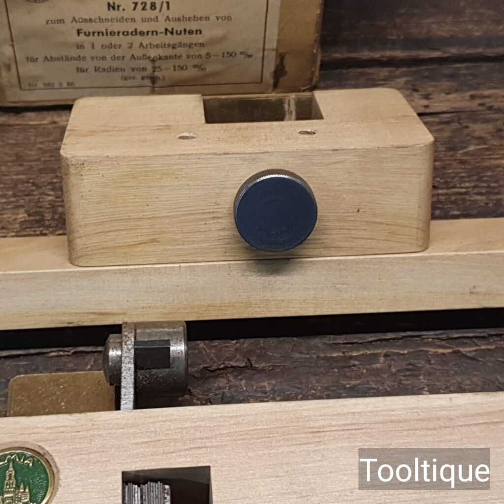 Vintage Boxed Ulmia Veneer Inlay Cutting Tool For Marquetry & Veneer ...