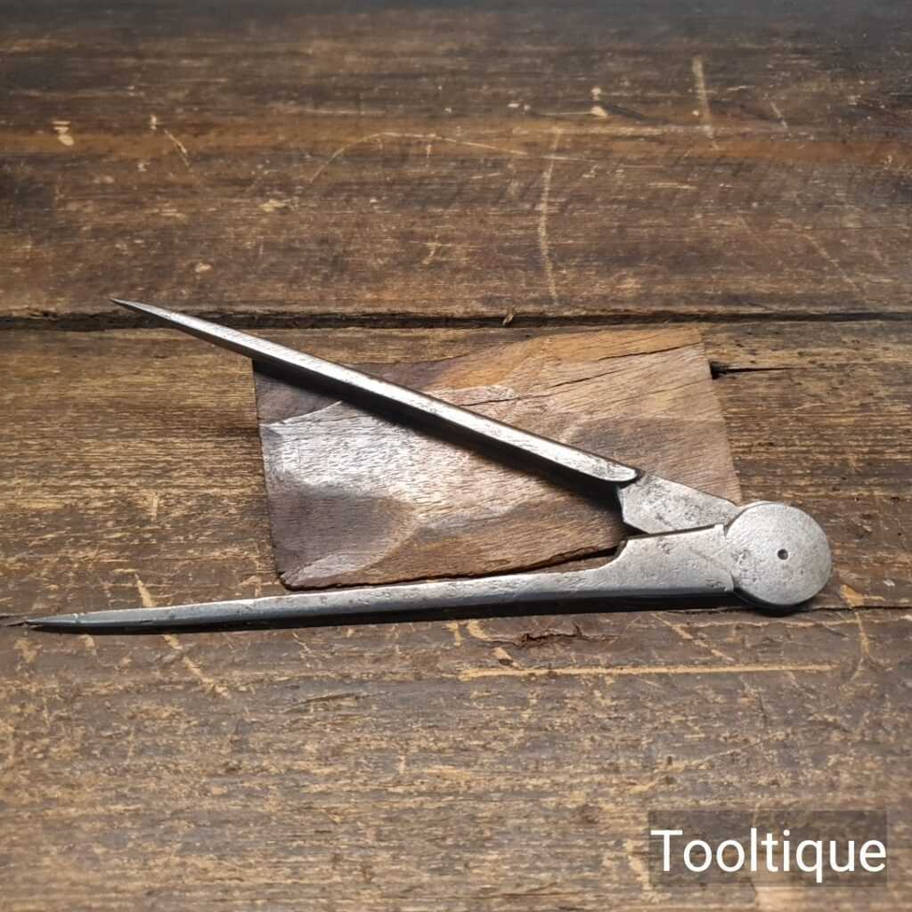 Antique Cast Steel 7” Straight Leg Dividers – Refurbished Ready To Use ...