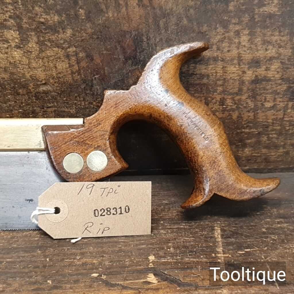 Vintage No: 26 Spear & Jackson 8” Pistol Grip Gentleman’s Brass Back ...