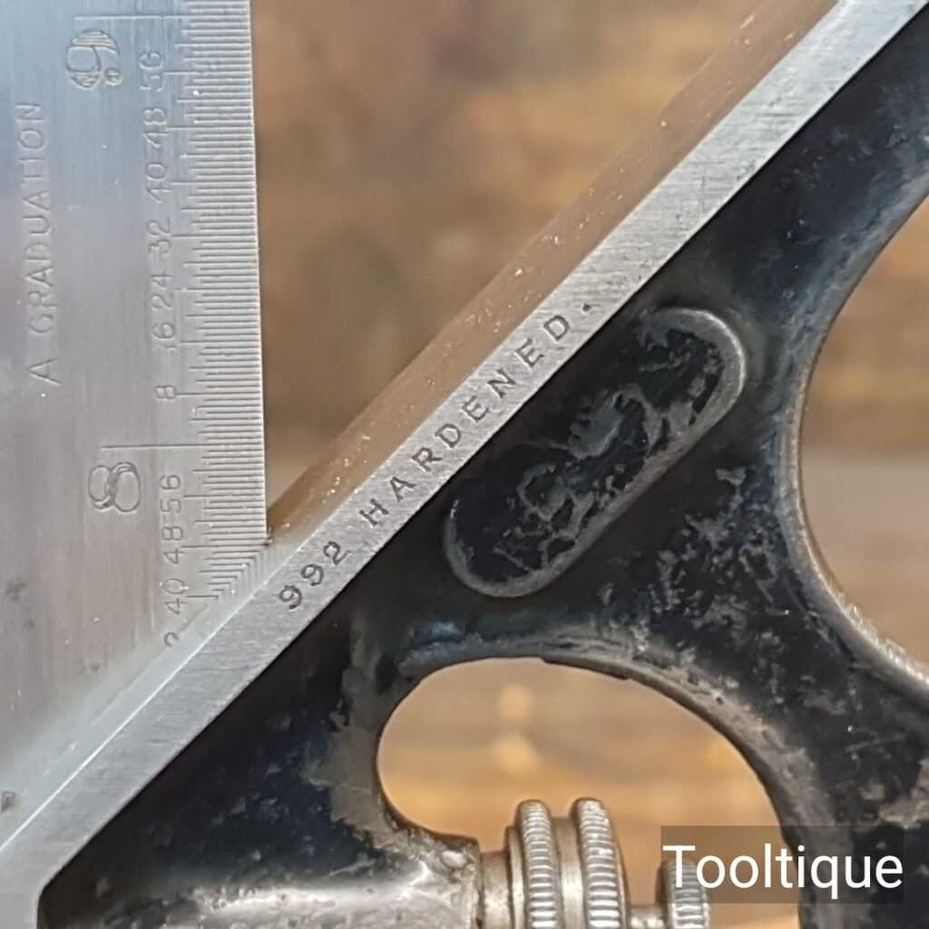 Vintage Moore & Wright Combination Set Square – Refurbished Ready To ...