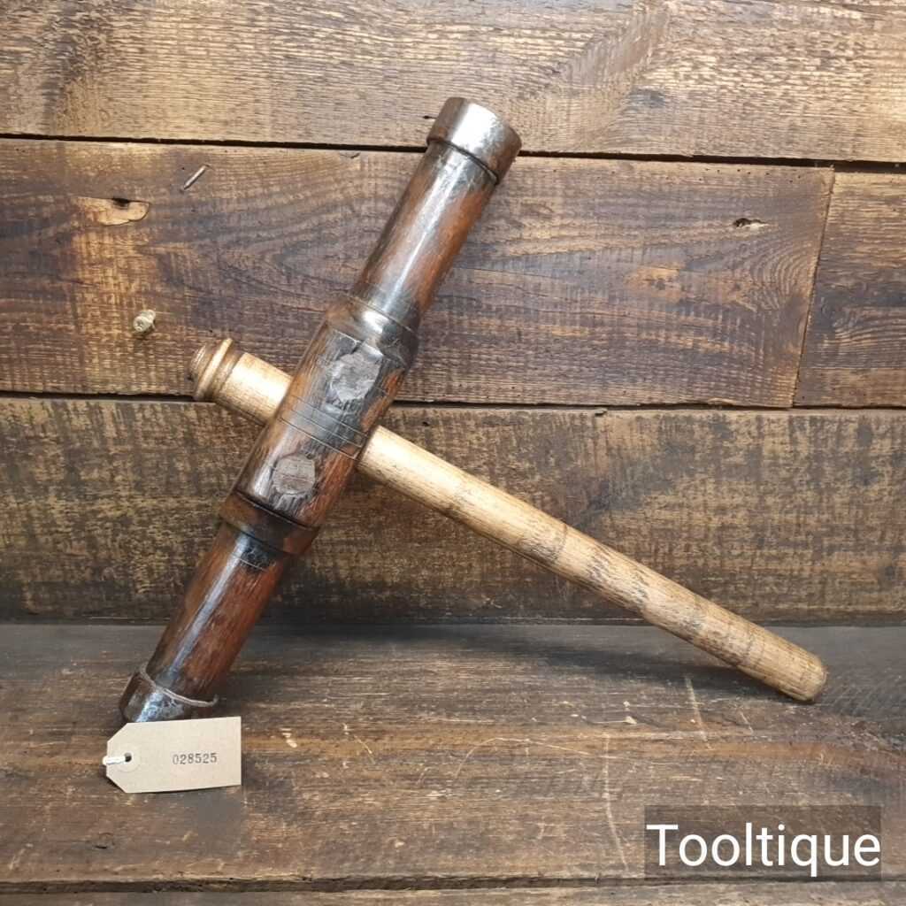 Vintage Boat Builders Caulking Hammer Lignum Head – Refurbished | Tooltique