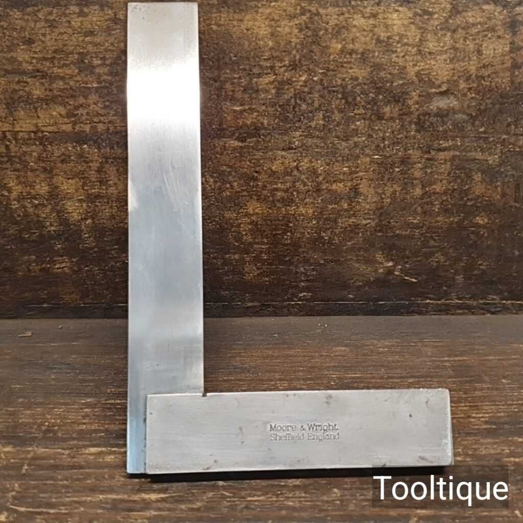 Vintage Moore & Wright 4” Precision Steel Square – Good Condition ...