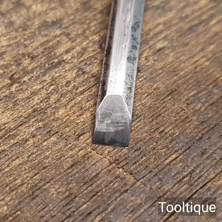 Vintage ¼” Bevel Edge Socket Chisel – Refurbished Ready For Use | Tooltique
