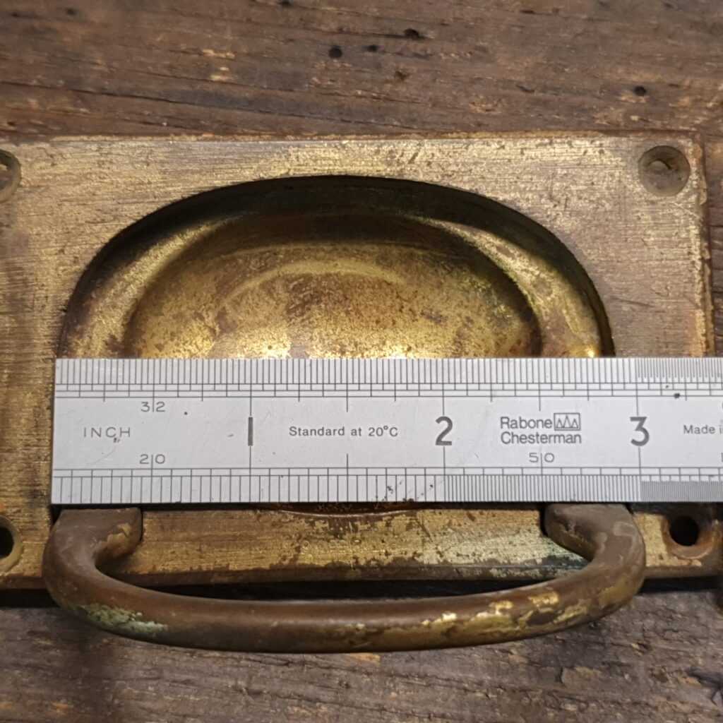 Antique 4” Military Chest Drawer Pull Handle | Tooltique