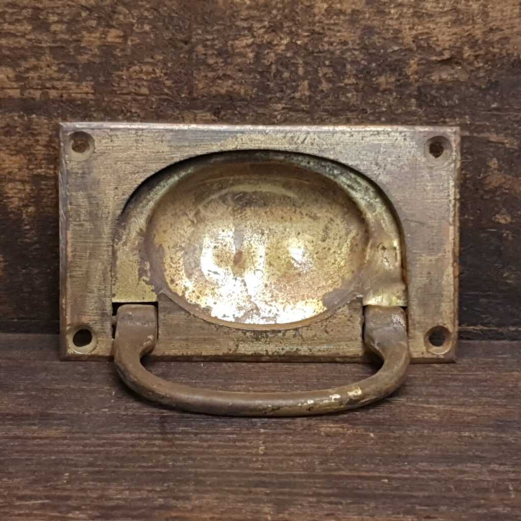 Antique 4” Military Chest Drawer Pull Handle | Tooltique