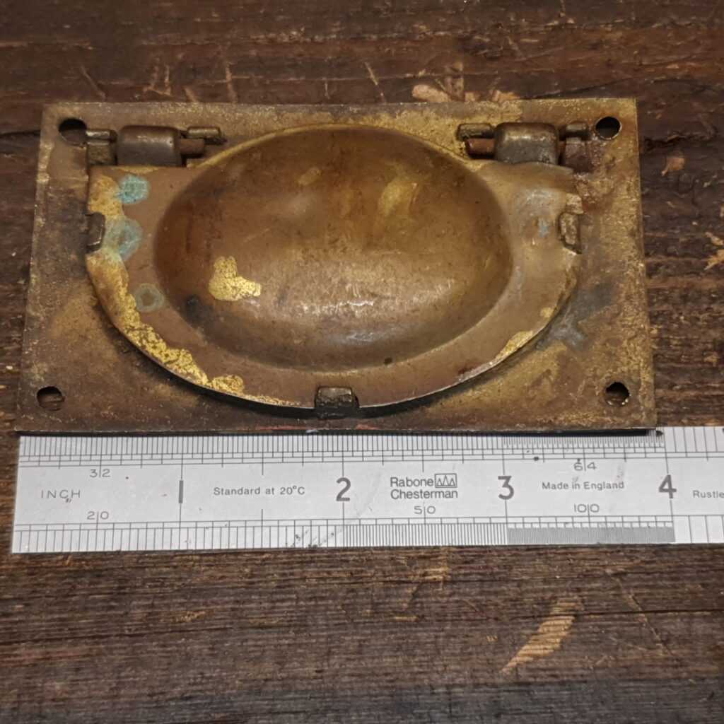 Antique 4” Military Chest Drawer Pull Handle | Tooltique