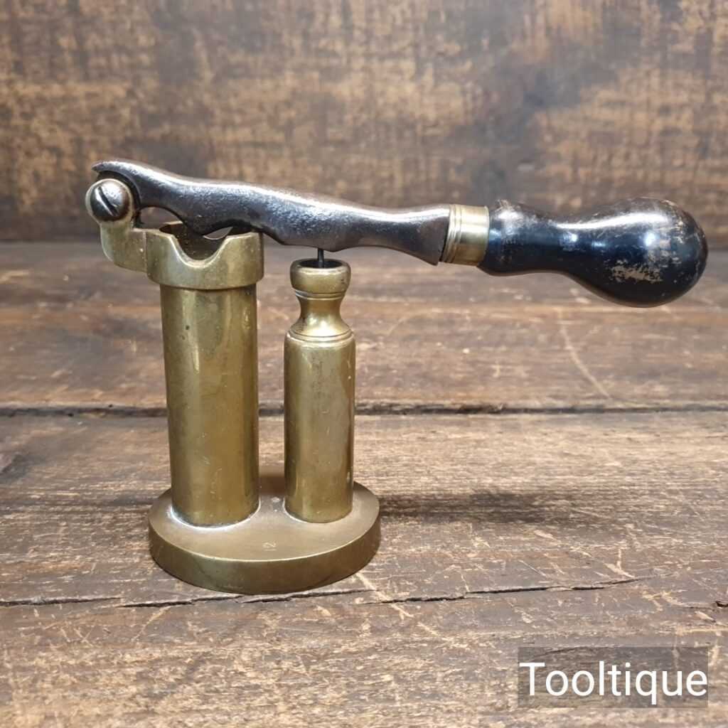 Vintage 12 Bore Decapper and Capper Cartridge Reloading Tool | Tooltique