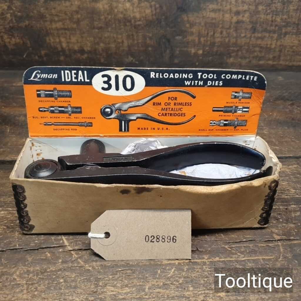 Vintage Lyman 310 Reloading Tool Complete With Dies – Good Condition ...