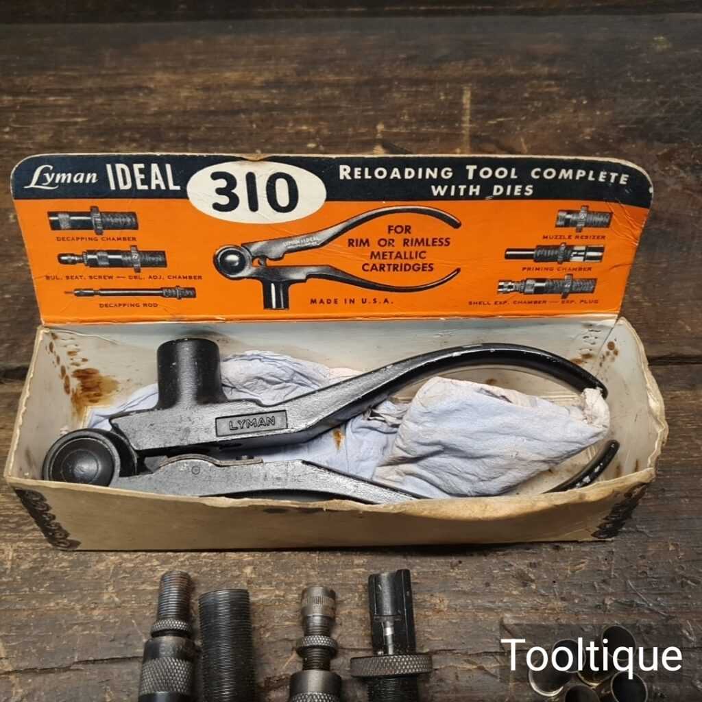 Vintage Lyman 310 Reloading Tool Complete With Dies – Good Condition ...