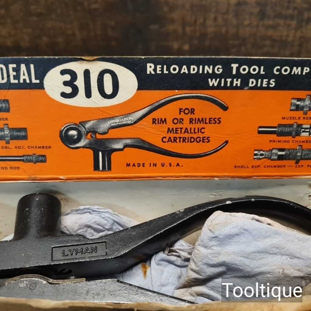 Vintage Lyman 310 Reloading Tool Complete With Dies – Good Condition ...