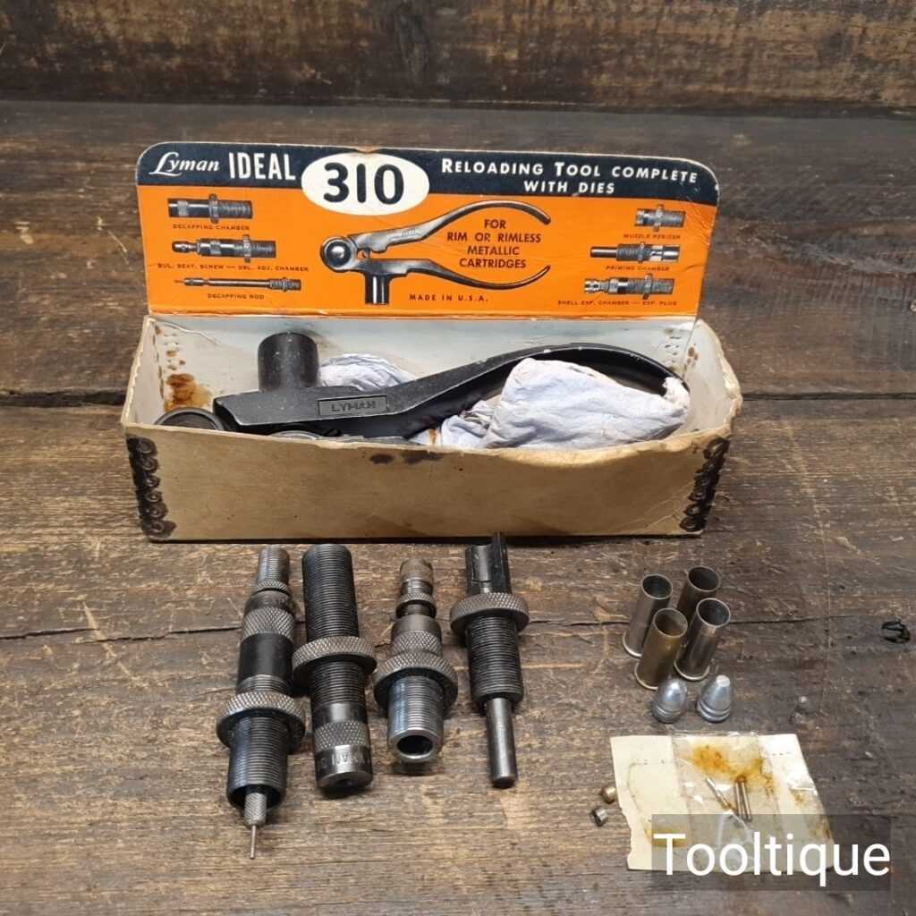 Vintage Lyman 310 Reloading Tool Complete With Dies – Good Condition ...