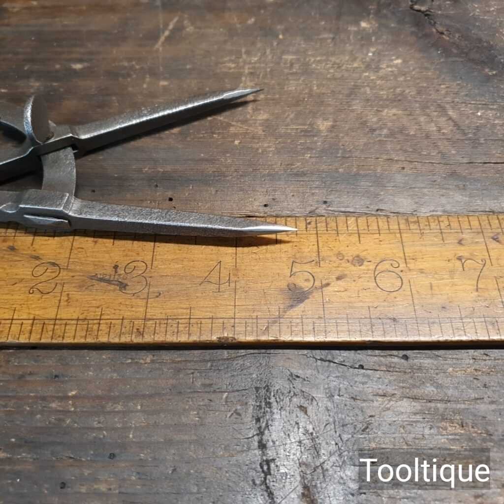 Vintage 5” Leatherworking Cast Steel Square Leg Dividers – Refurbished ...