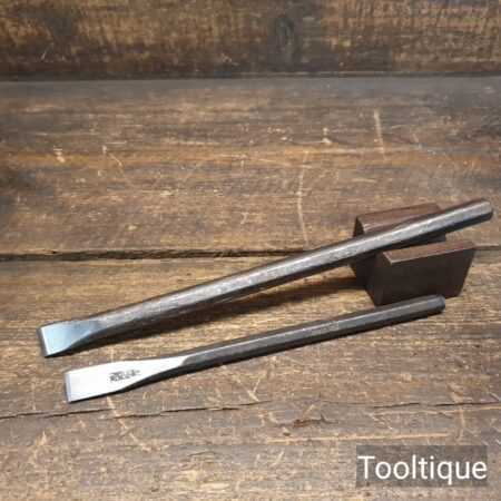 2 No: Vintage Cast Steel Cold Chisels Sharpened Ready For Use | Tooltique