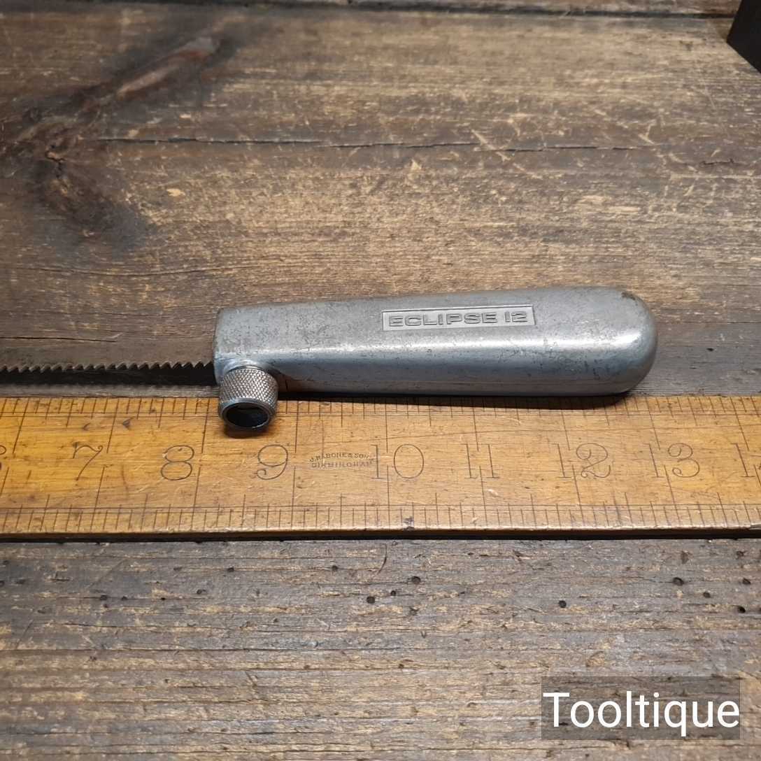 Vintage Eclipse No: 12 Alloy Padsaw With Good Sharp Saw Blade | Tooltique