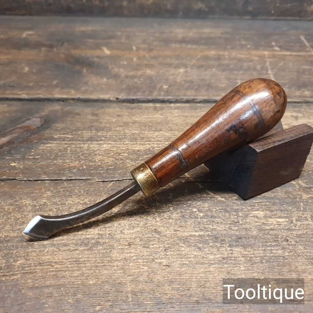 Vintage Leatherworking Creasing Iron Rosewood Handle – Refurbished ...