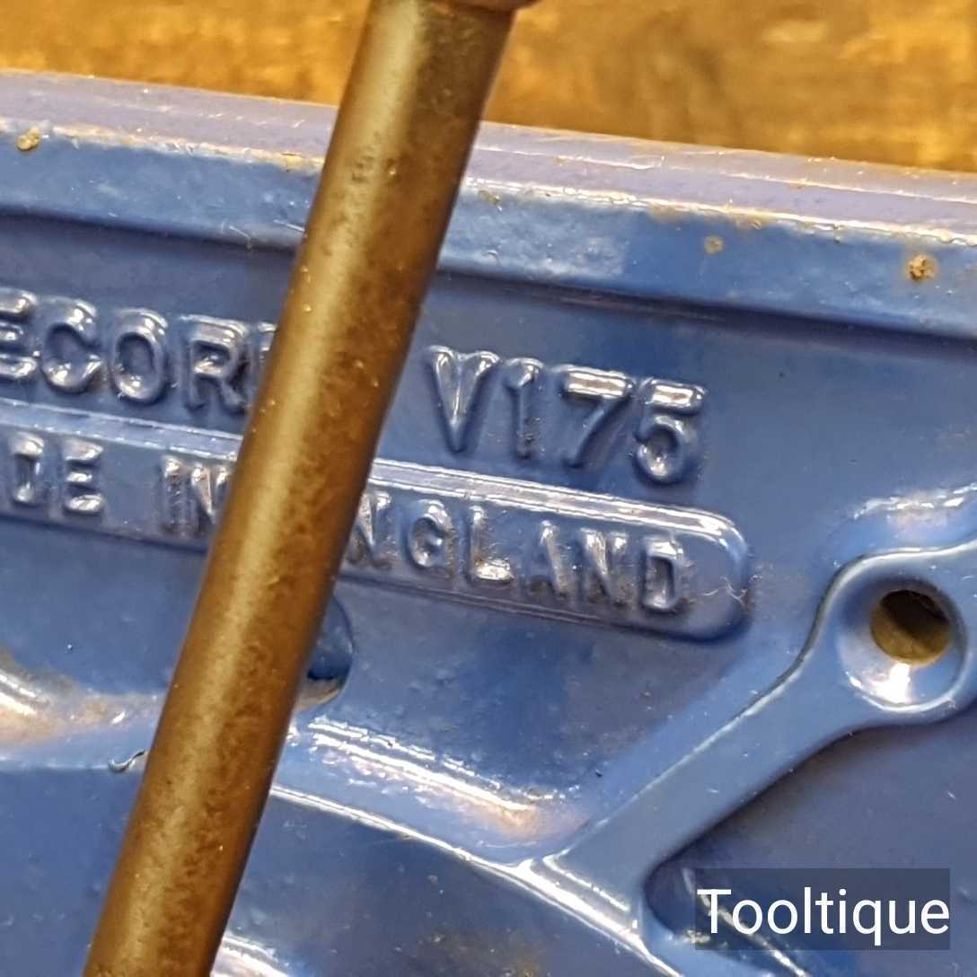 Vintage Record No: V175 Woodworking Vice With 7” Jaws – Good Condition ...