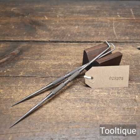 2 No: Vintage Eclipse England No: 222 + 223 Engineers Double Ended Scribe Tools | Tooltique