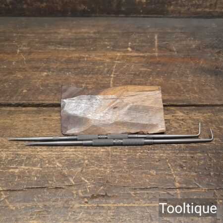 2 No: Vintage Eclipse England No: 222 + 223 Engineers Double Ended Scribe Tools | Tooltique