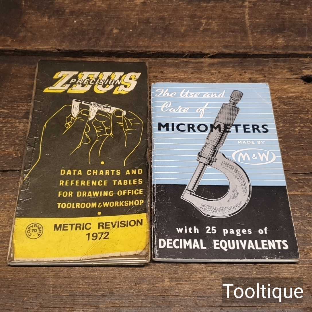 2 No: Vintage Engineers Pocket Books by Moore & Wright & ZEUS | Tooltique