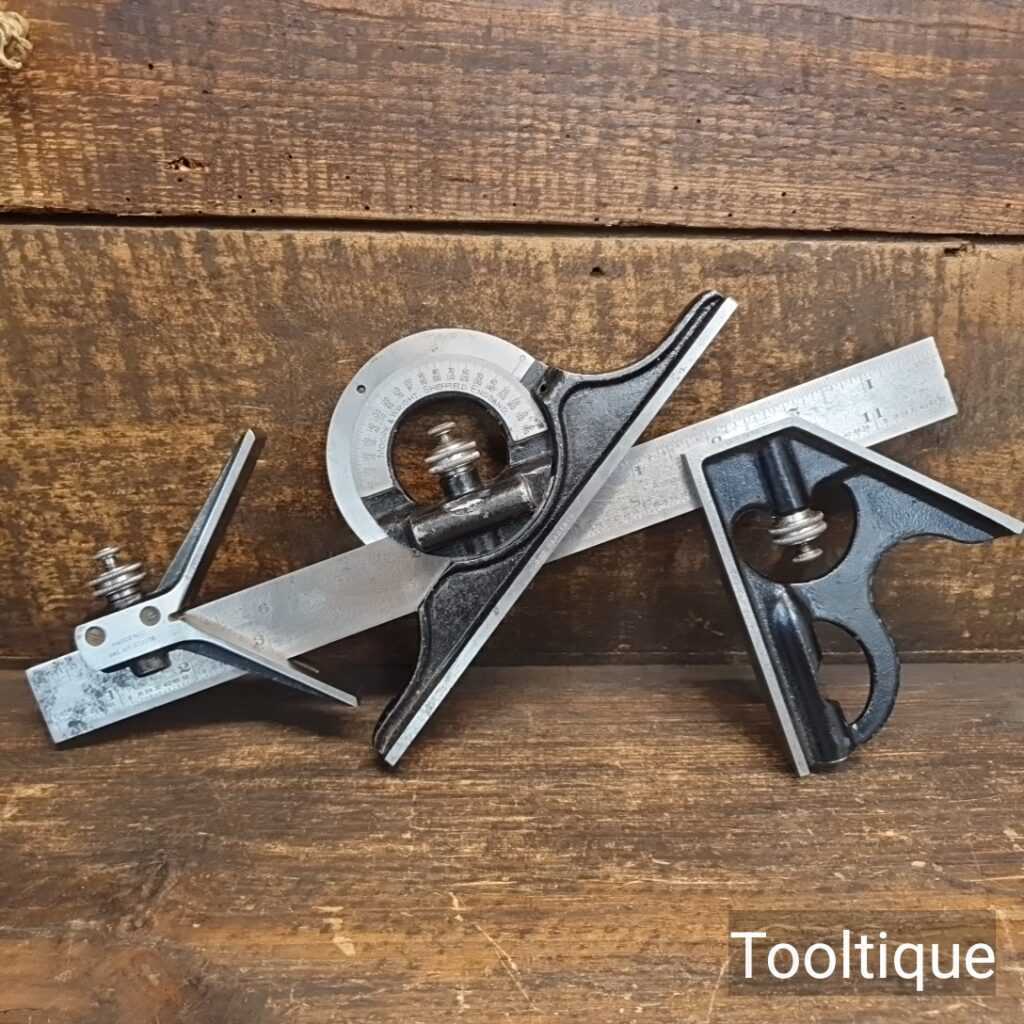Vintage Moore & Wright Combination Square Set – Refurbished | Tooltique