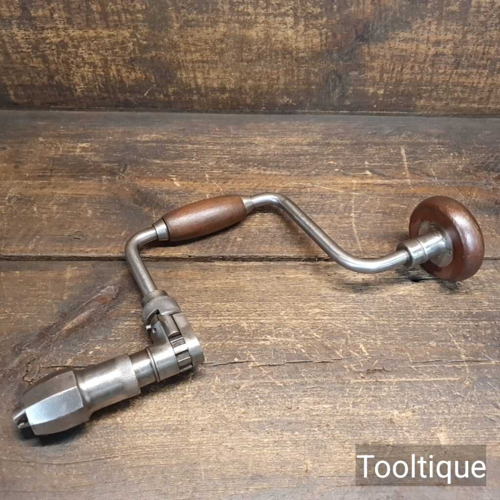 Vintage German Ratchet Bit Brace Beechwood Handles 10” Swing ...