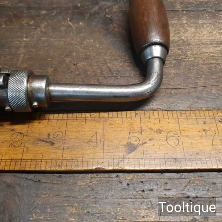 Vintage German Ratchet Bit Brace Beechwood Handles 10” Swing ...