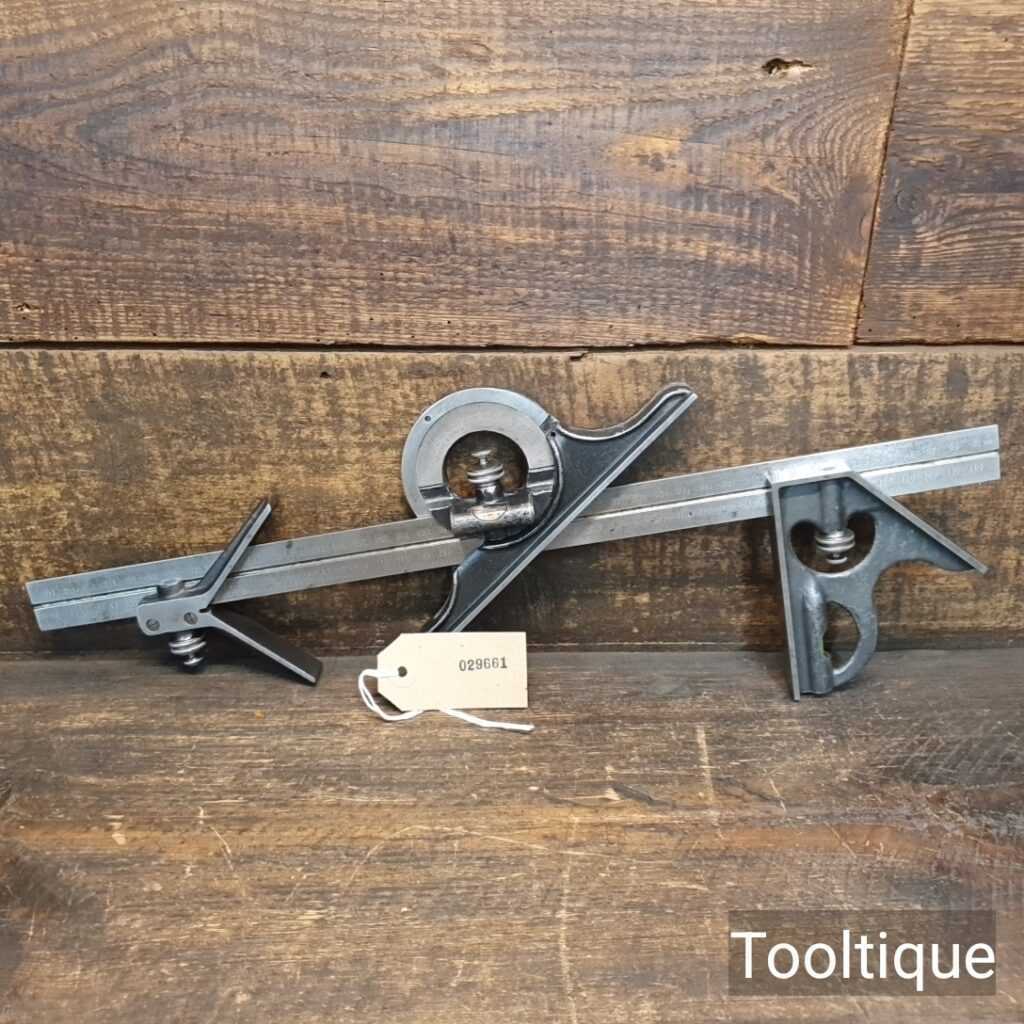 Vintage Moore & Wright Combination Square Set – Refurbished Ready To ...