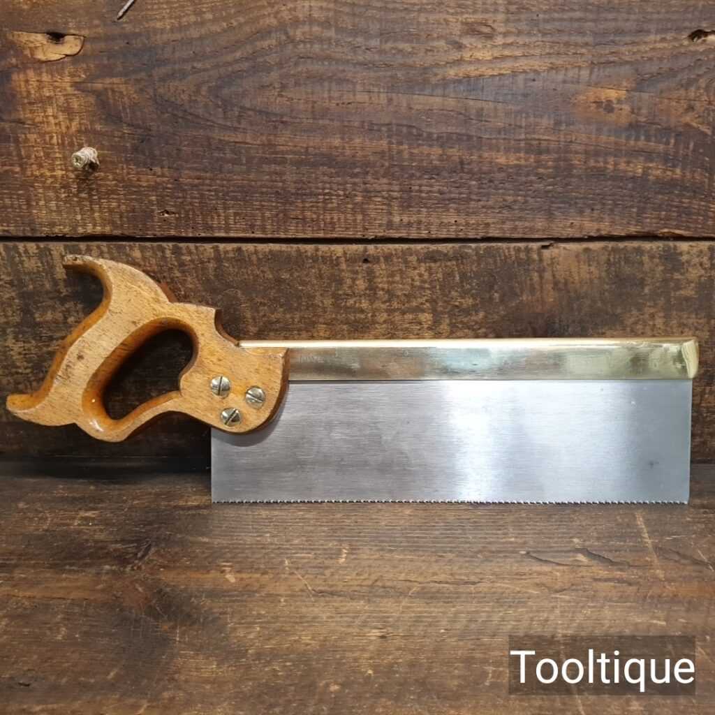 Vintage 12” Spear & Jackson 1950’s Brass Back Tenon Saw 13 TPI – Fully ...
