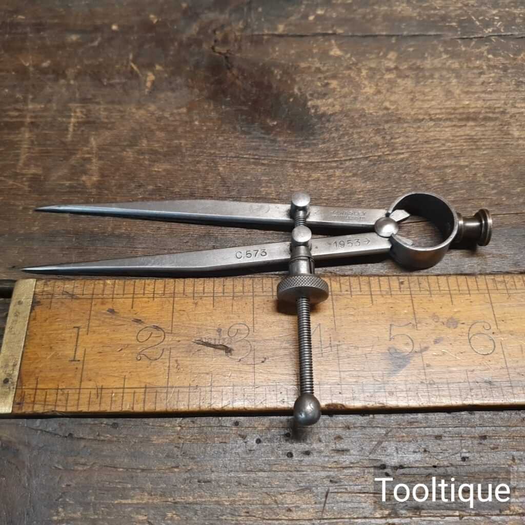 Vintage Hawksey 6” Straight Leg Engineers Dividers -Stamped 1953 Broad ...