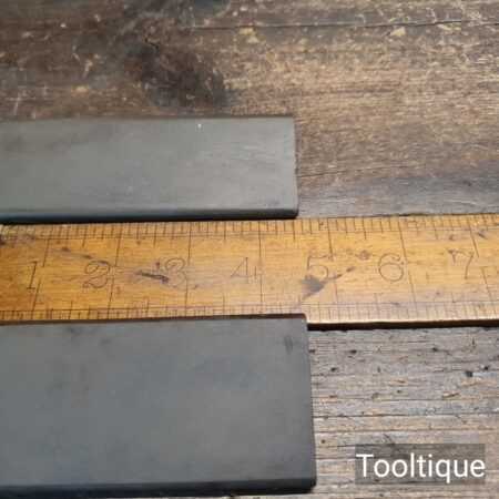 Vintage Pair of Carborundum Medium Grit Sharpening Slip Stones | Tooltique
