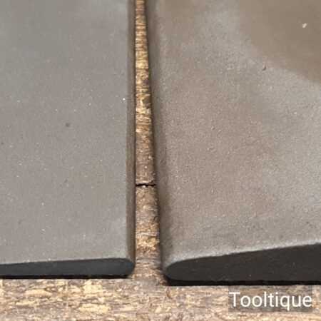 Vintage Pair Carborundum Medium Grit Sharpening Slip Stones | Tooltique