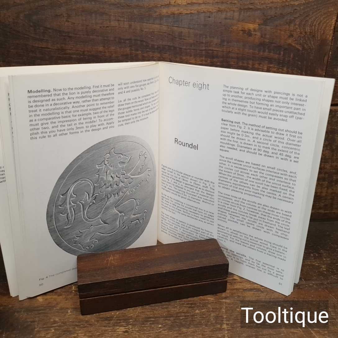Vintage Practical Woodcarving & Gilding Paperback Book | Tooltique
