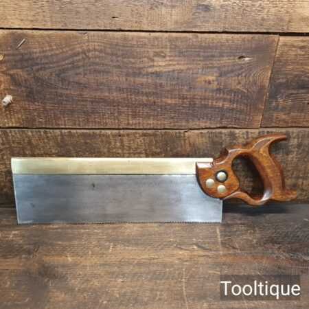 Vintage 14” Tyzack Turner No: 120 Brass Back Tenon Saw 11 TPI – Fully ...