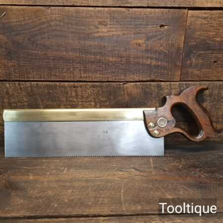 1930’s Vintage 14” Spear & Jackson Leap Frog No: 52 Brass Back Tenon ...
