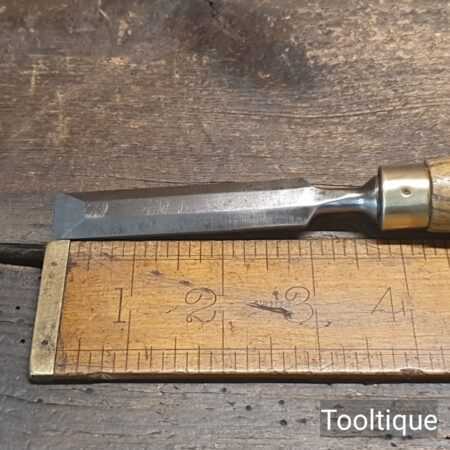 Vintage Marples Shamrock 5/8” Bevelled Edge Palm Chisel – Fully ...