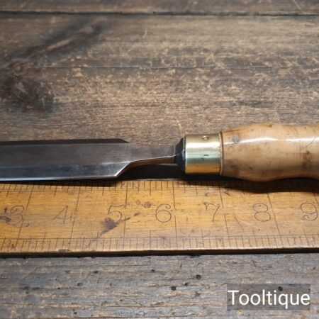 Vintage 1 1/8” Robert Sorby Cast Steel Bevelled Edge Chisel – Fully ...