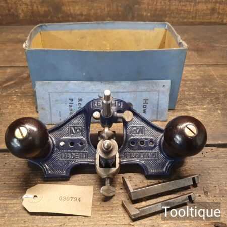 Vintage Record No: 071 Router Plane Complete – Ready To Use | Tooltique