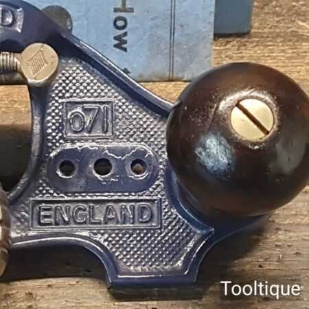 Vintage Record No: 071 Router Plane Complete – Ready To Use | Tooltique