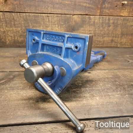 Vintage Record No: 52 Quick Release Carpenters Vice with 7” Jaws ...