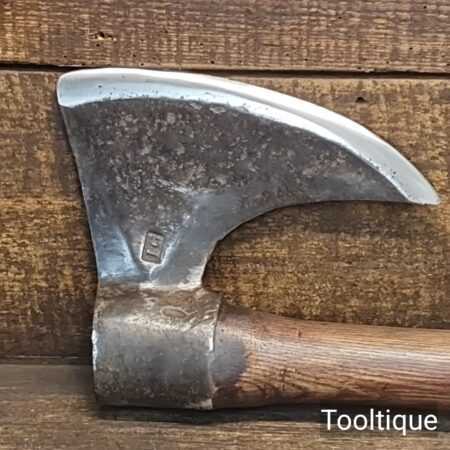 Antique French Hand Side Axe Counter Balance Hardwood Handle – Fully ...